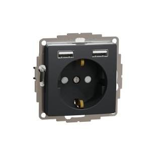 Купить Schneider Electric SDD114052 розетка с заземлением и USB, 16А ...