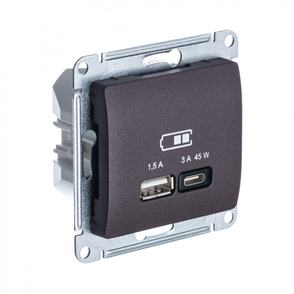 Купить Schneider Electric GSL000829 usb Розетка A + тип-C 45W ...